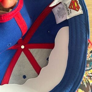 DC Comics | Accessories | Dc Comics Superman Cap Blue And Red | Poshmark